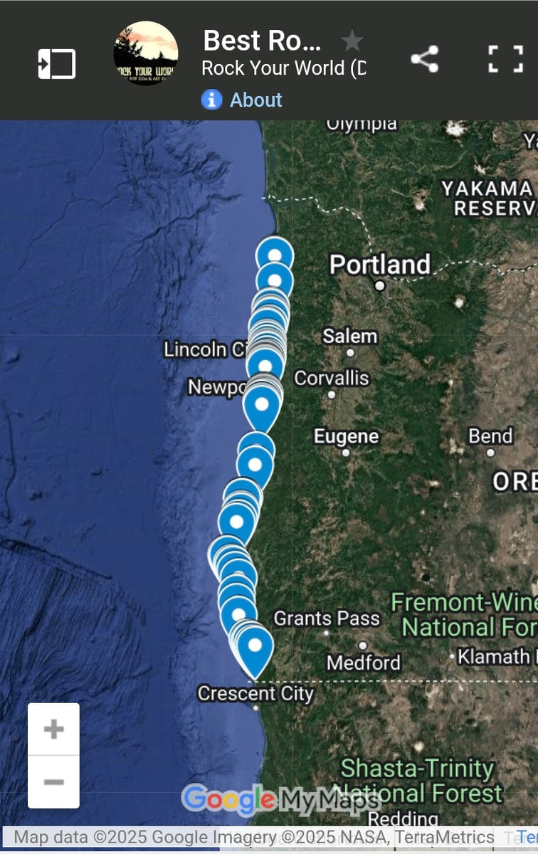 🗺️ Our Oregon Rockhounding Map Just Got Better — Fossils Included ...