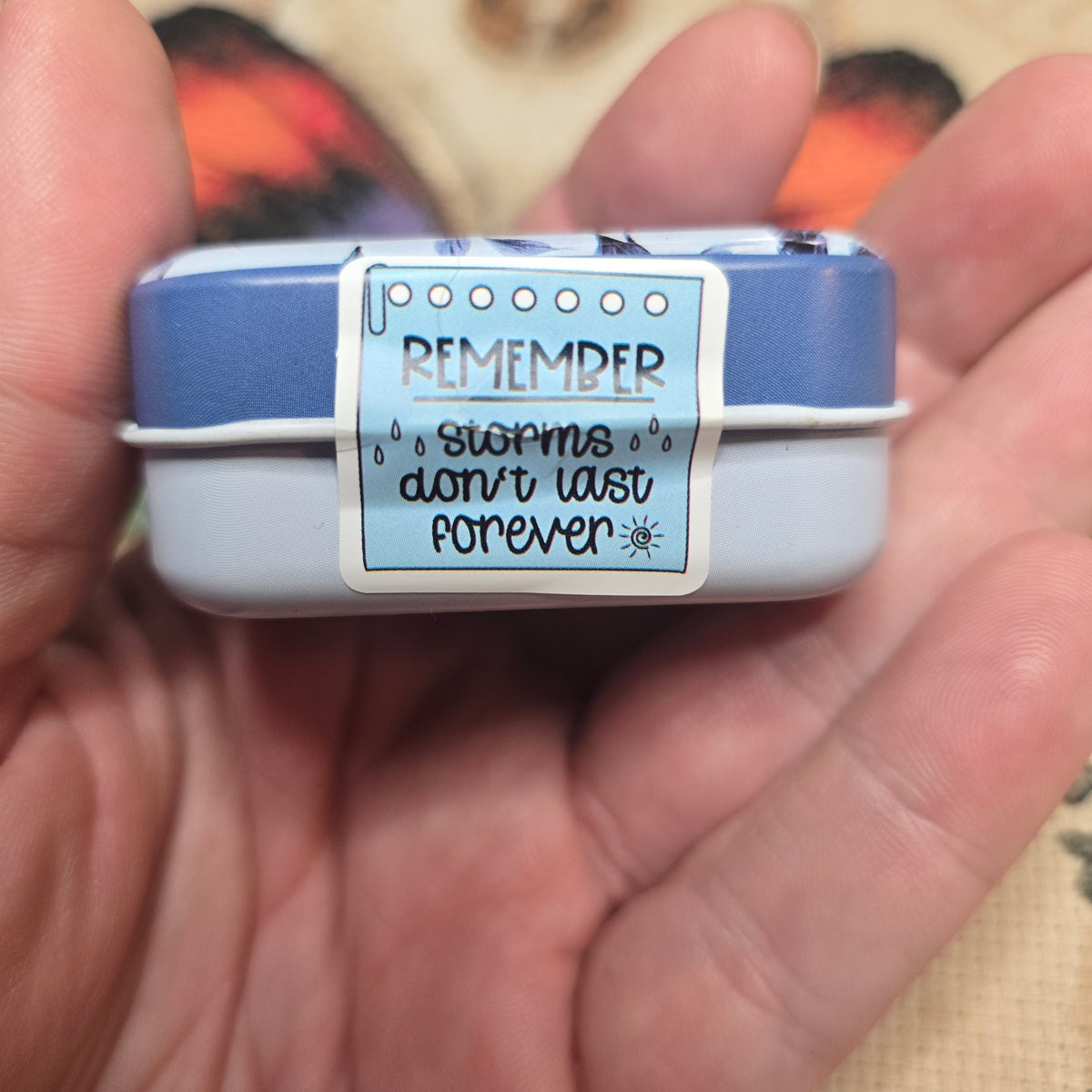 Grounding Affirmation Tin – Pocket Sensory Kit Intuitively Chosen for ...